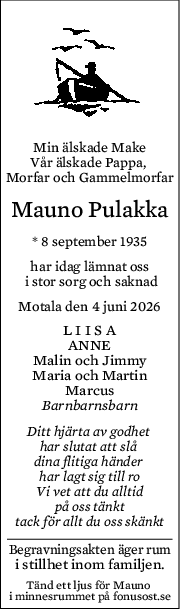 Till minne - MVT